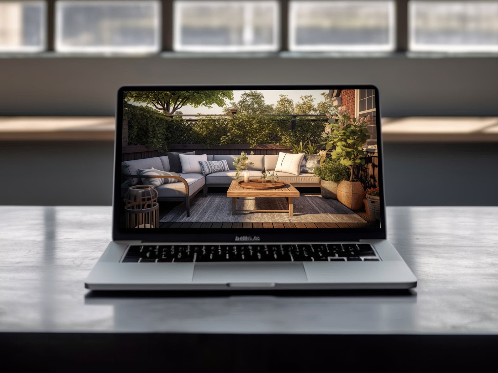 Zoom Outdoor Patio Backgrounds, Digital Backdrops for Your Next Zoom ...