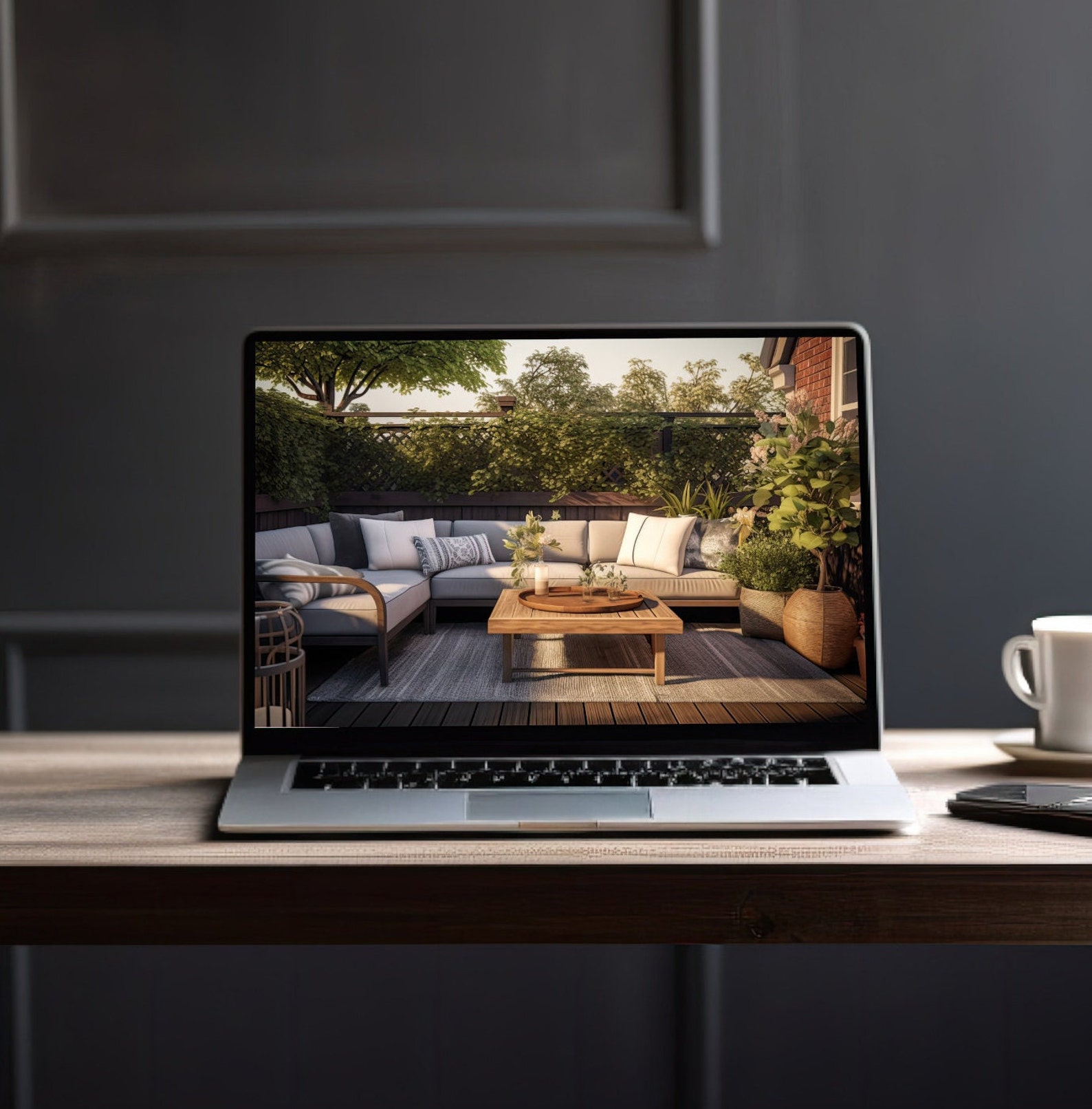 Zoom Outdoor Patio Backgrounds, Digital Backdrops for Your Next Zoom ...