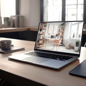 Zoom Office Backgrounds, Spacious Zoom Home Office Backgrounds - Etsy