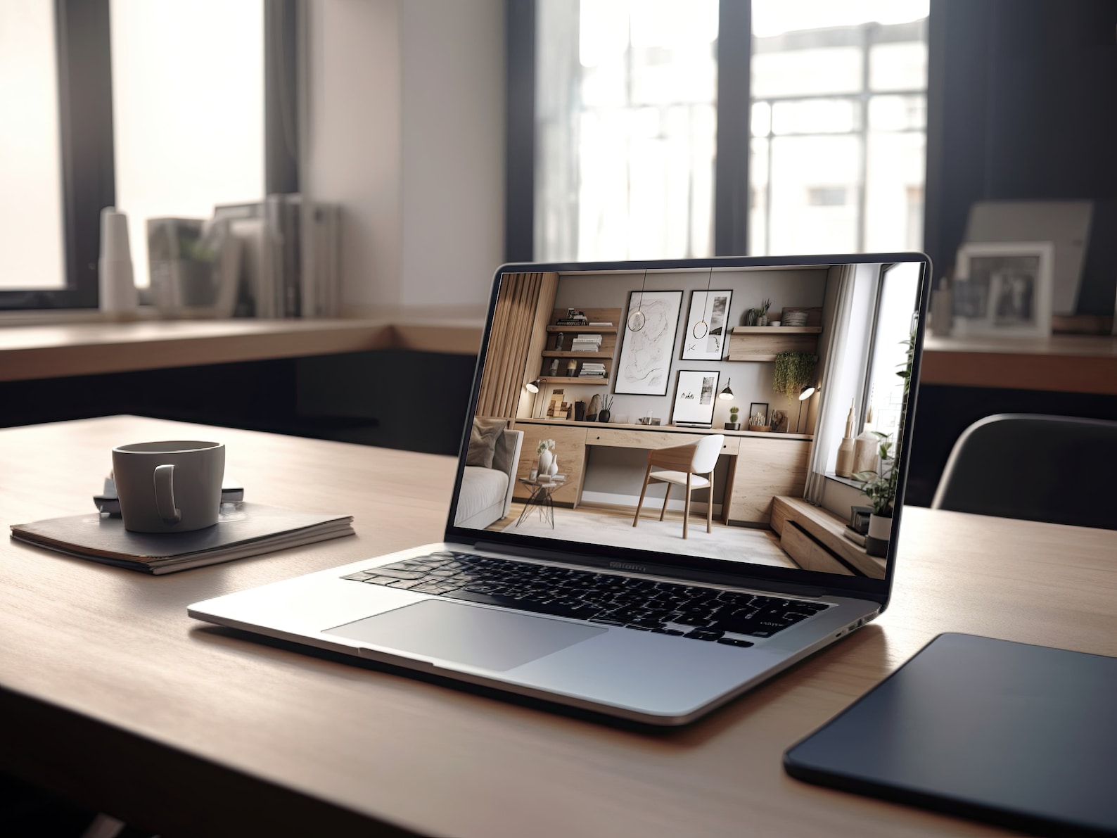 Zoom Office Backgrounds, Spacious Zoom Home Office Backgrounds - Etsy