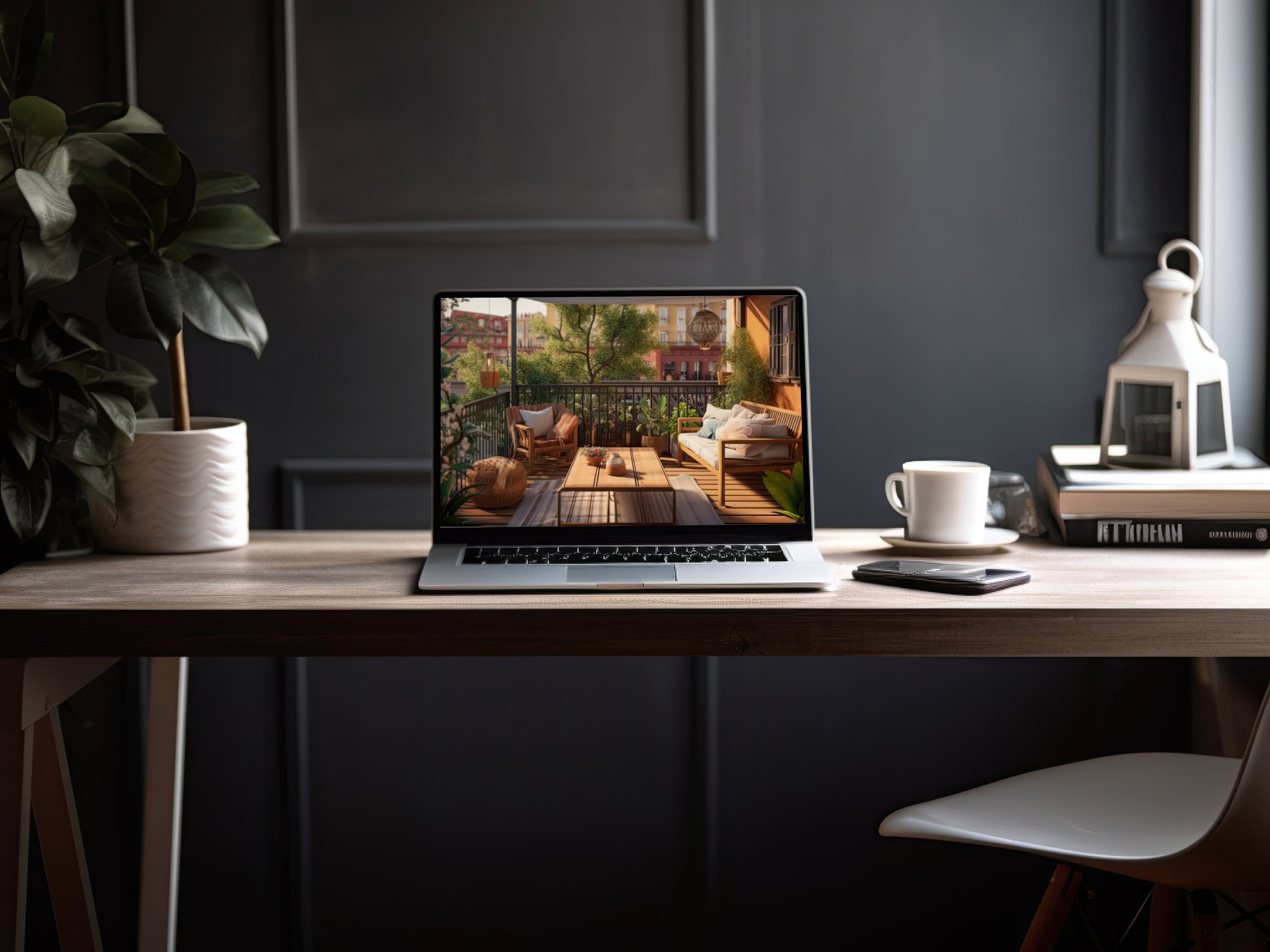 Zoom Outdoor Patio Backgrounds, Digital Backdrops for Your Next Zoom ...