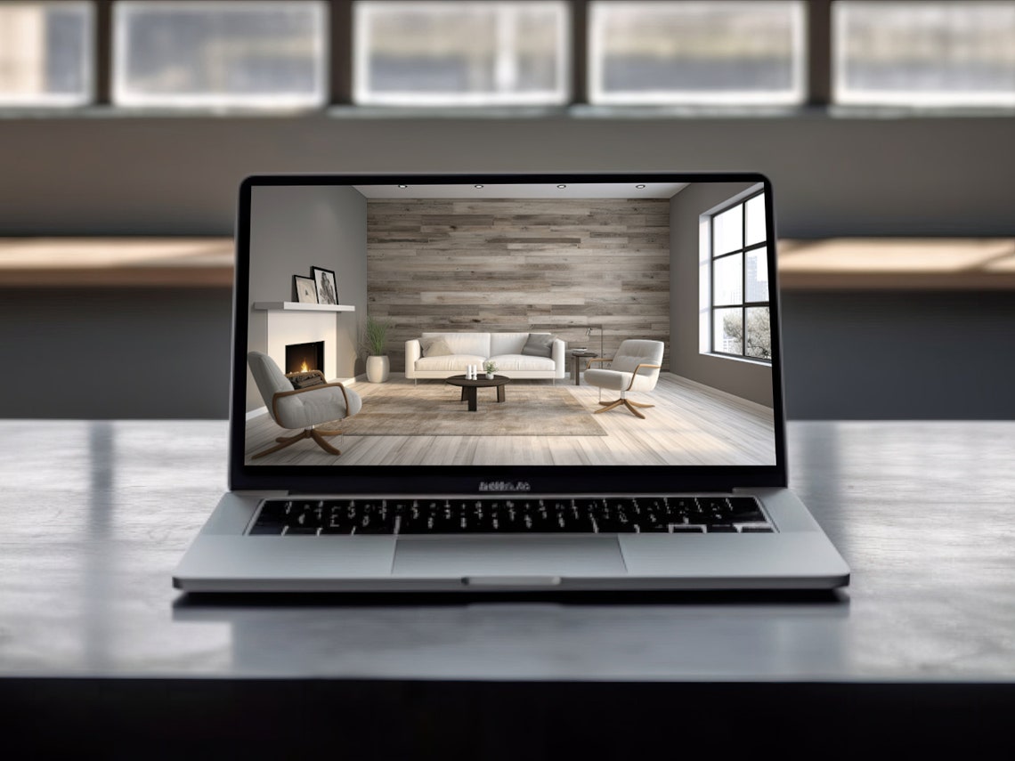 Farmhouse Zoom Backdrop, Barnwood Accent Wall Design, Farmhouse Zoom ...