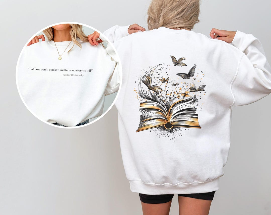 Fyodor Dostoevsky Front and Back Design White Nights Quote Classic ...