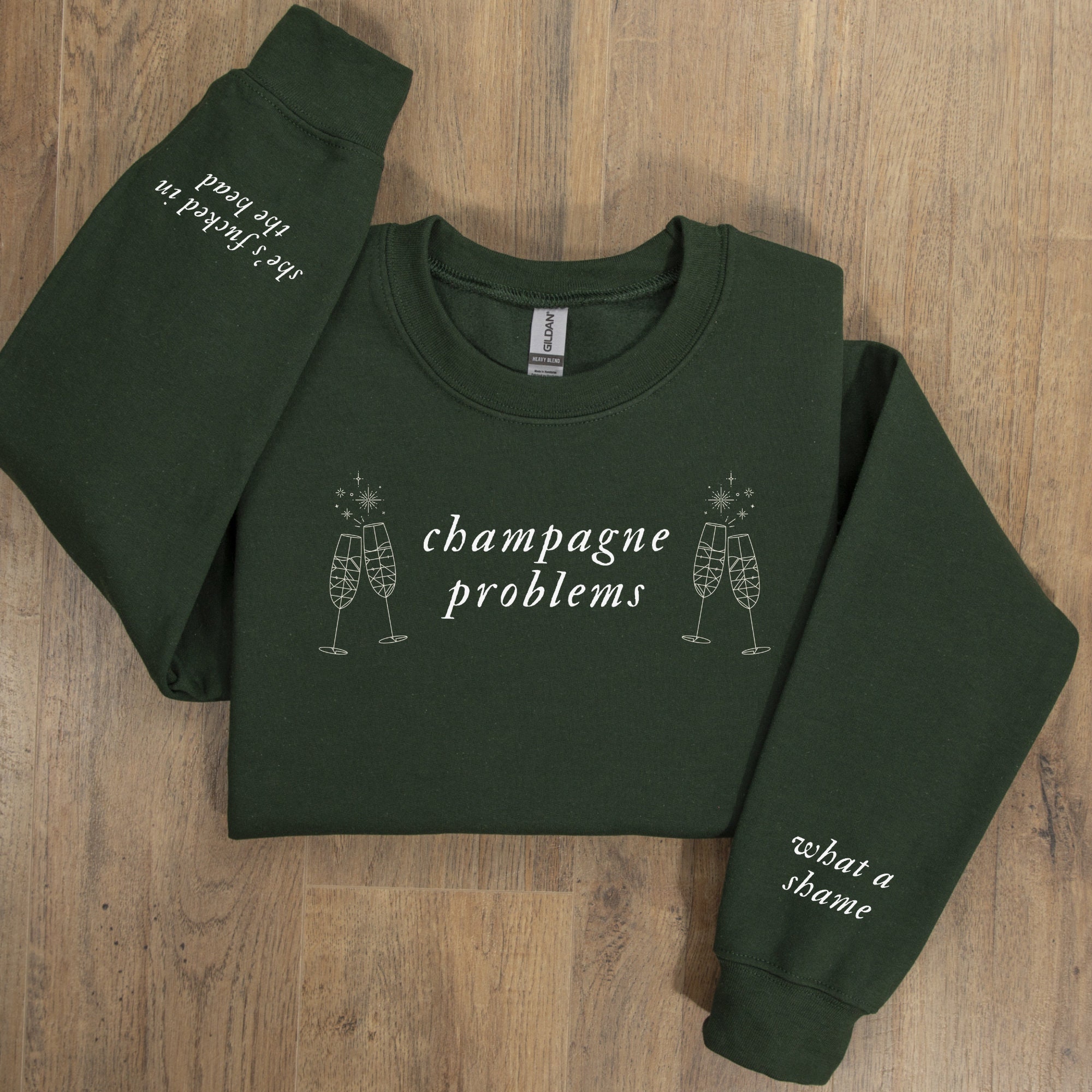 Champagne Problems Sweatshirt, TS Merch, Swift Eras Tour, Evermore ...