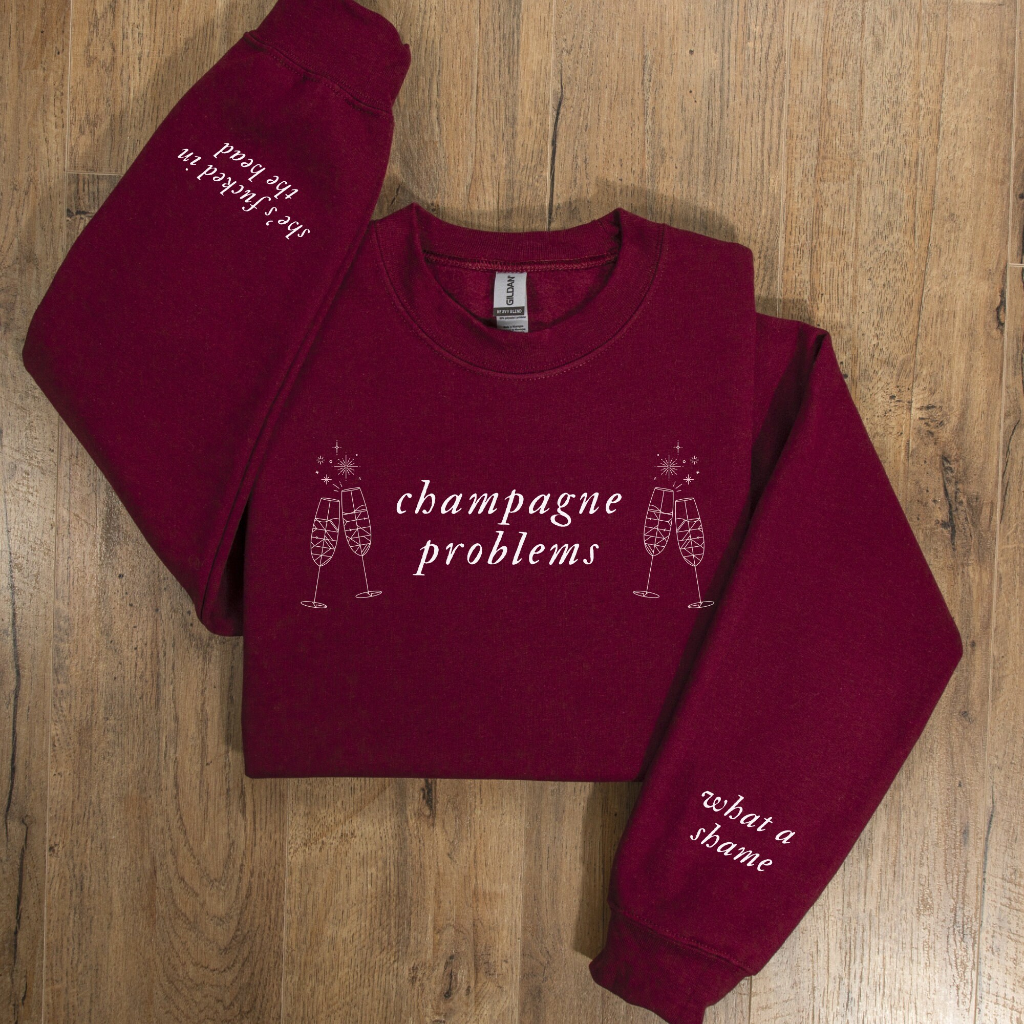 Champagne Problems Sweatshirt, TS Merch, Swift Eras Tour, Evermore ...