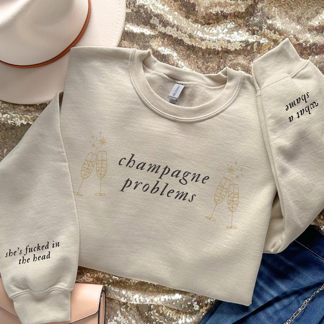 Champagne Problems Sweatshirt, TS Merch, Swift Eras Tour, Evermore ...