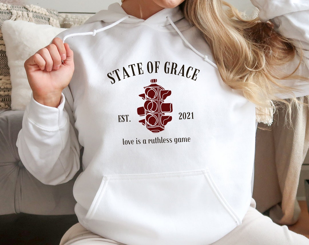 State of Grace Hoodie, TS Merch, Swift Eras Tour, Red TV Album, From ...