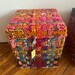 Extra Large Woven Fabric Storage Cube With Loop and Ball Closure Price ...