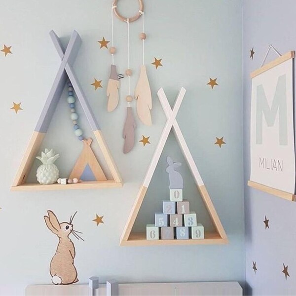 Triangle Wall - Etsy