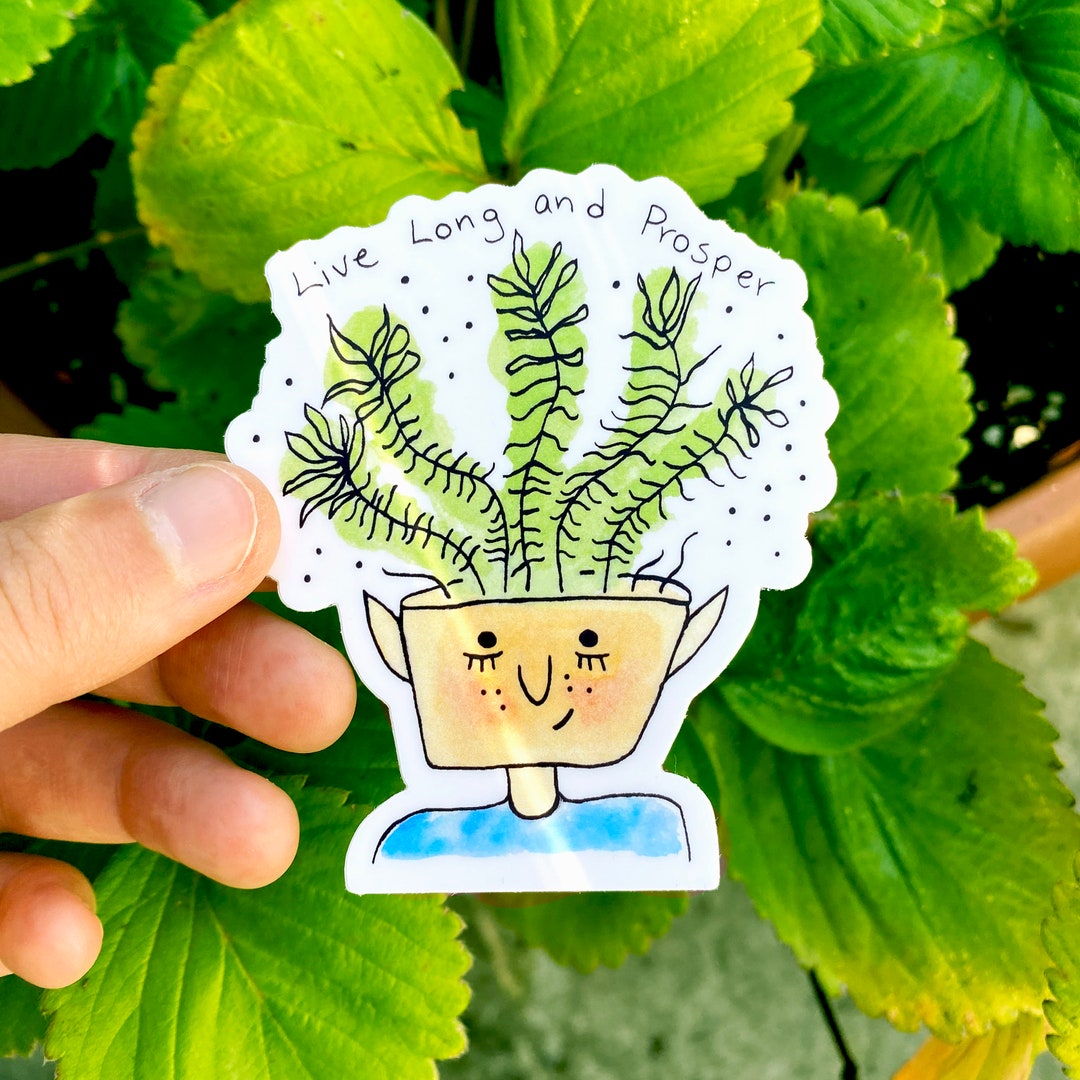 Live Long and Prosper Spock Sticker Star Trek Sticker - Etsy