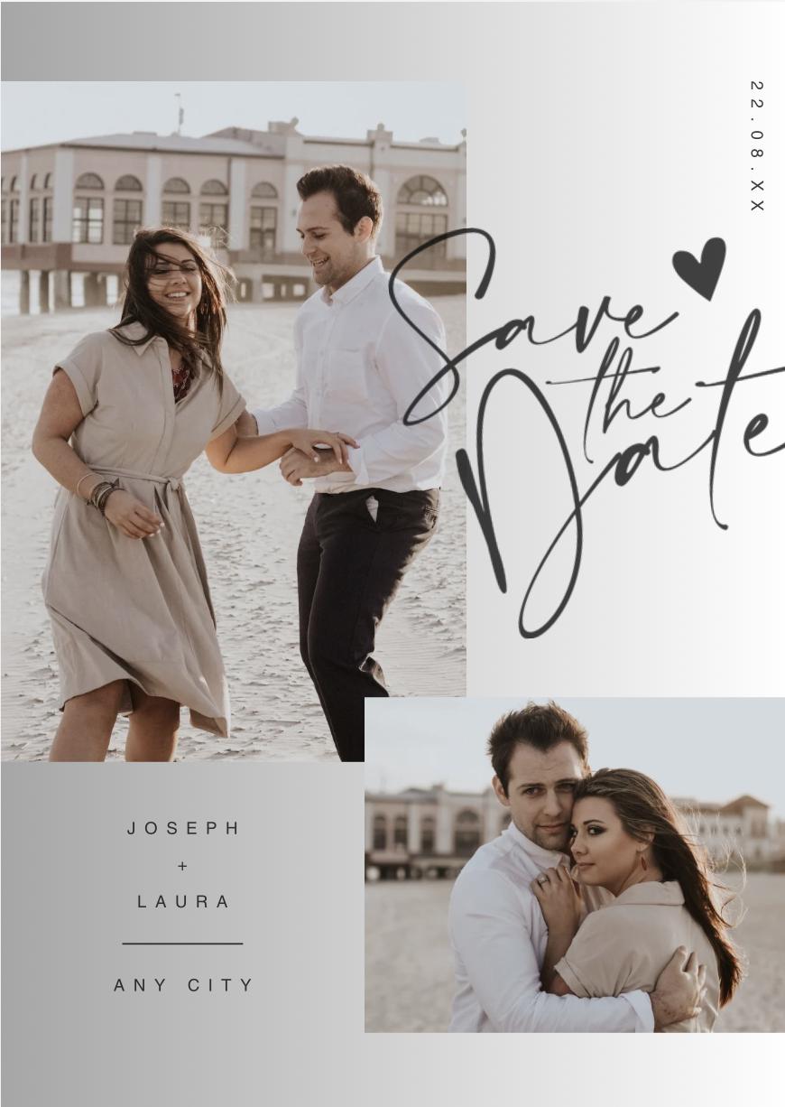 Save the Date Invite Template - Etsy