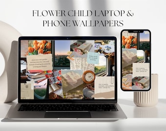 Cottagecore Laptop and Phone Wallpaper | Aesthetic Collage Lock Screen ...
