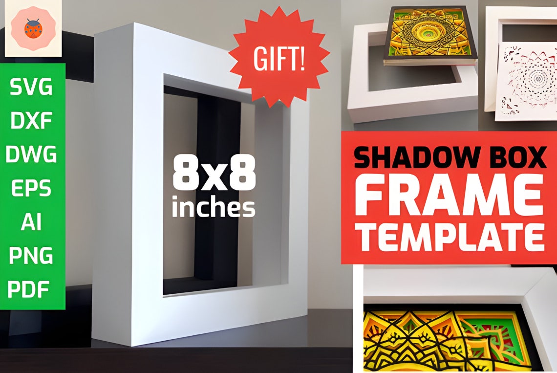 Christmas Hohoho Sign Shadow Box, Paper Cut Light Box Template Files ...