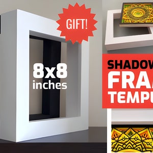 Christmas Hohoho Sign Shadow Box, Paper Cut Light Box Template Files ...