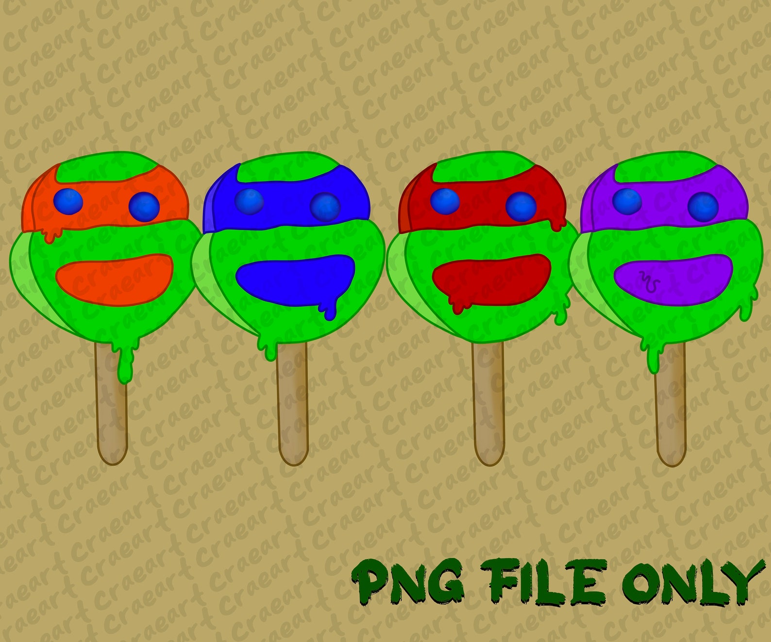 TMNT Popsicle Png, Teenage Mutant Ninja Turtles Shirt Design, Funny ...