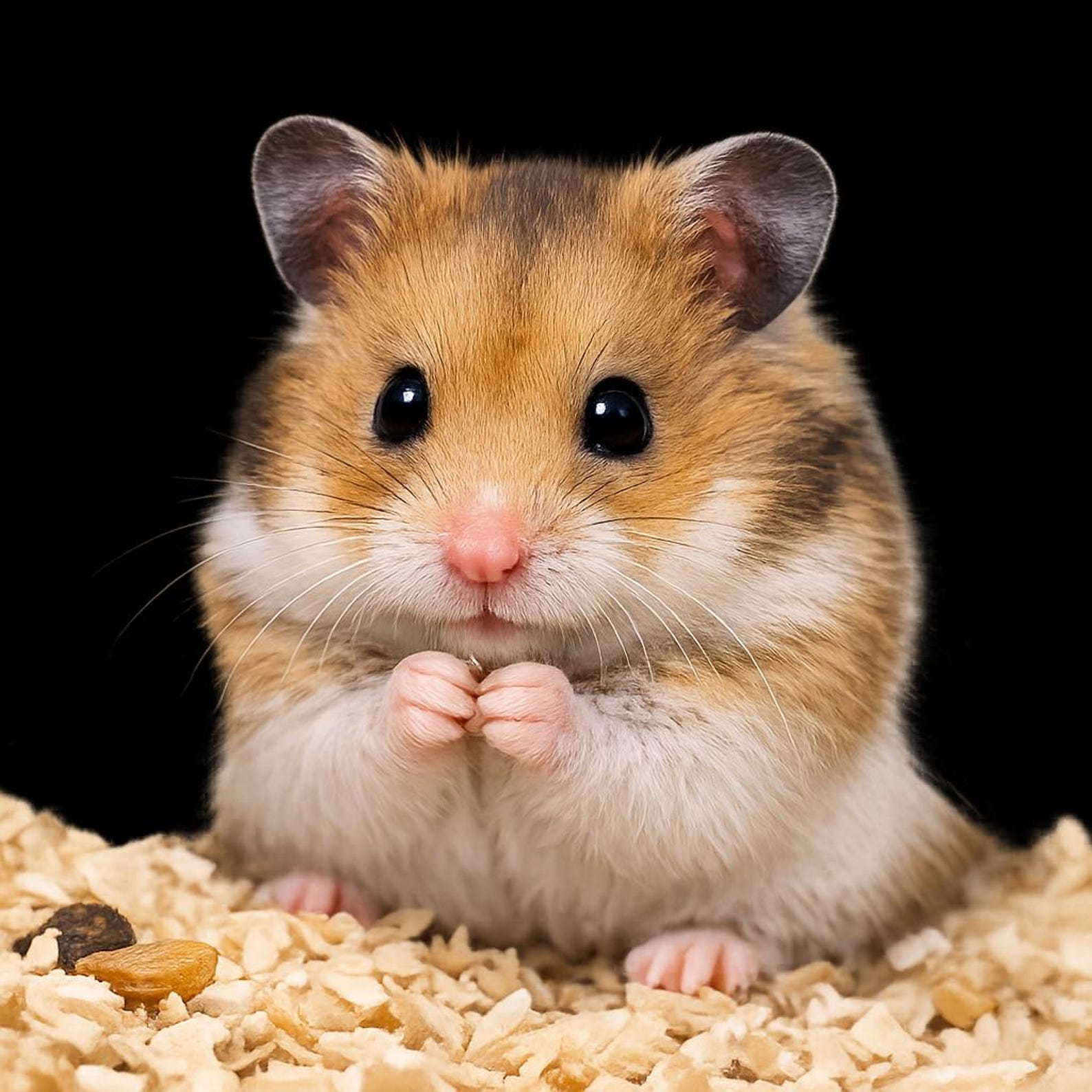 Hamster Coloring Page Printable | Cute Pet Rodent Outline | Kids ...