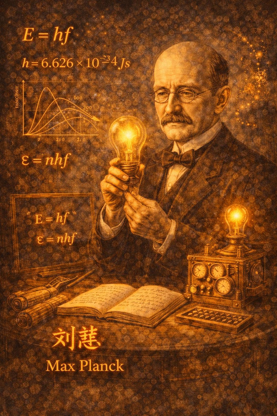 Max Planck Poster Printable | Quantum Physics Wall Art | Scientist ...