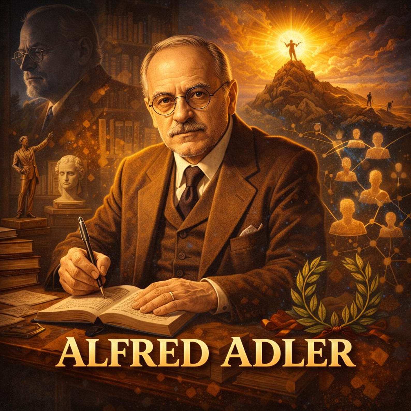 Alfred Adler Quote Poster Printable, Individual Psychology Wall Art ...