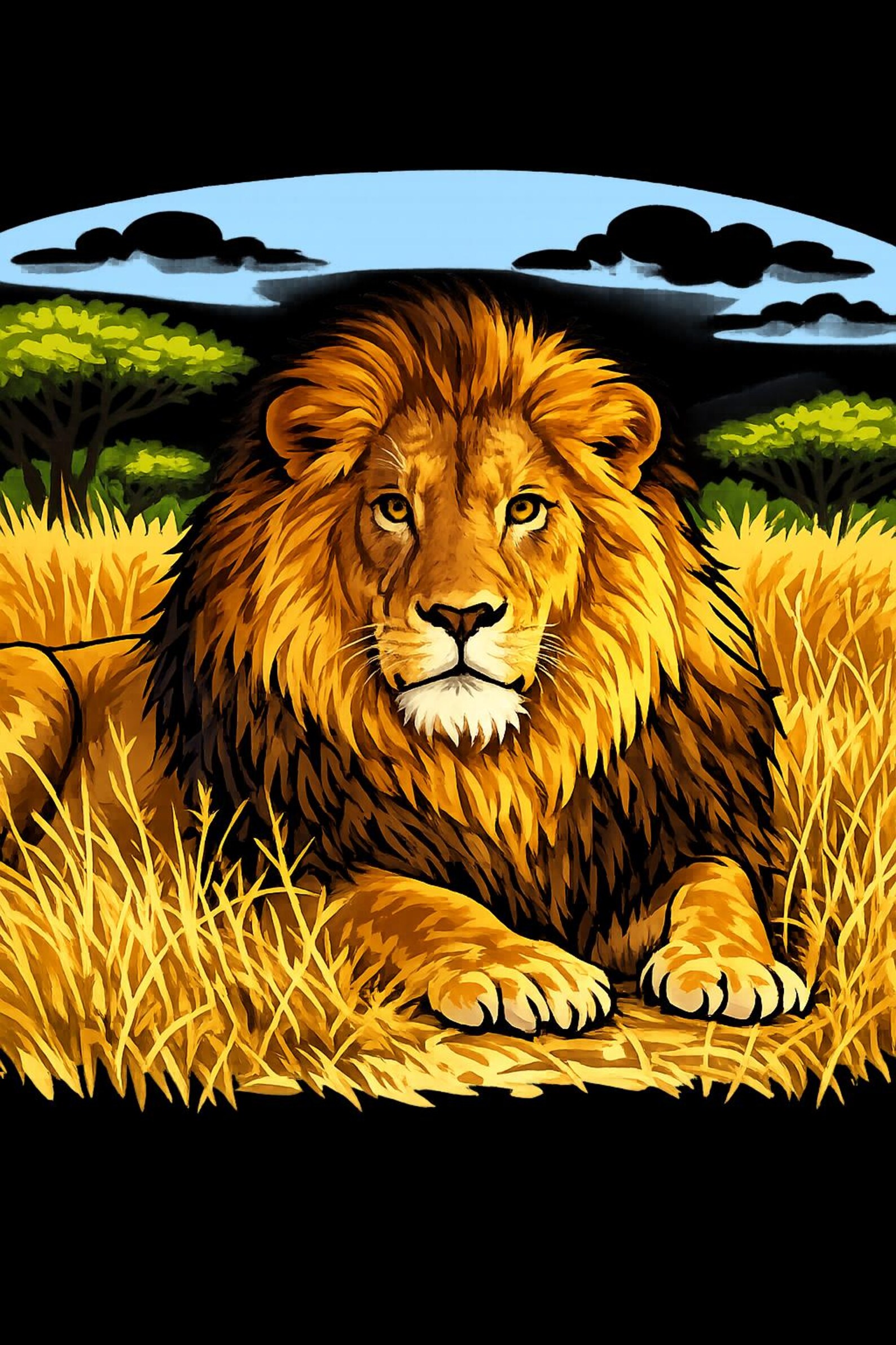 Lion Mandala Coloring Page Printable for Adults – Intricate Majestic ...