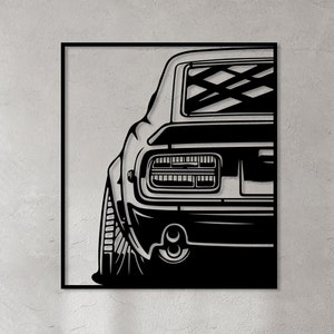 Nissan 240Z Metal Wall Art, Nissan Silhouette,automotive Decor, Garage ...