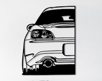 Honda S2000 Metal Wall Art Honda S2000 Wall Decor Super - Etsy
