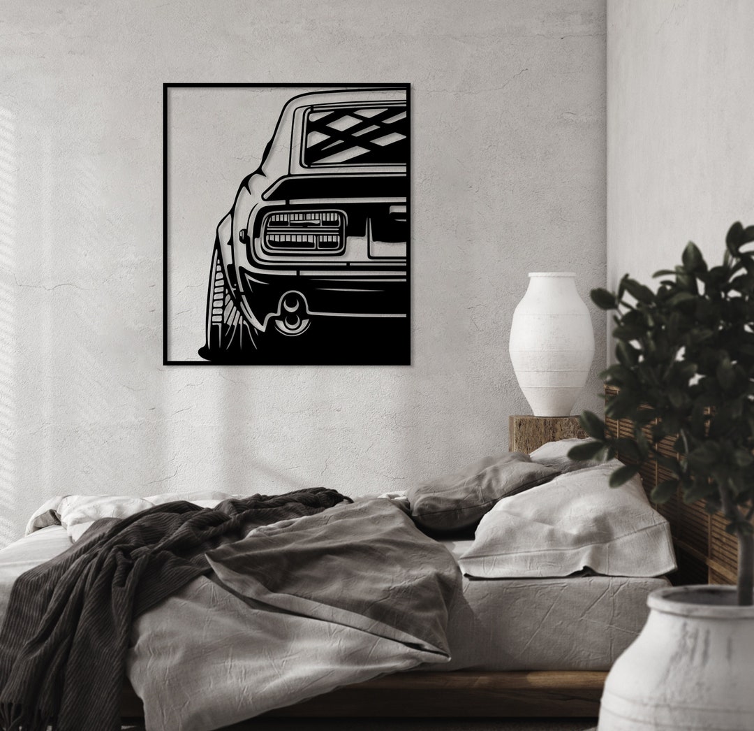 Nissan 240Z Metal Wall Art, Nissan Silhouette,automotive Decor, Garage ...