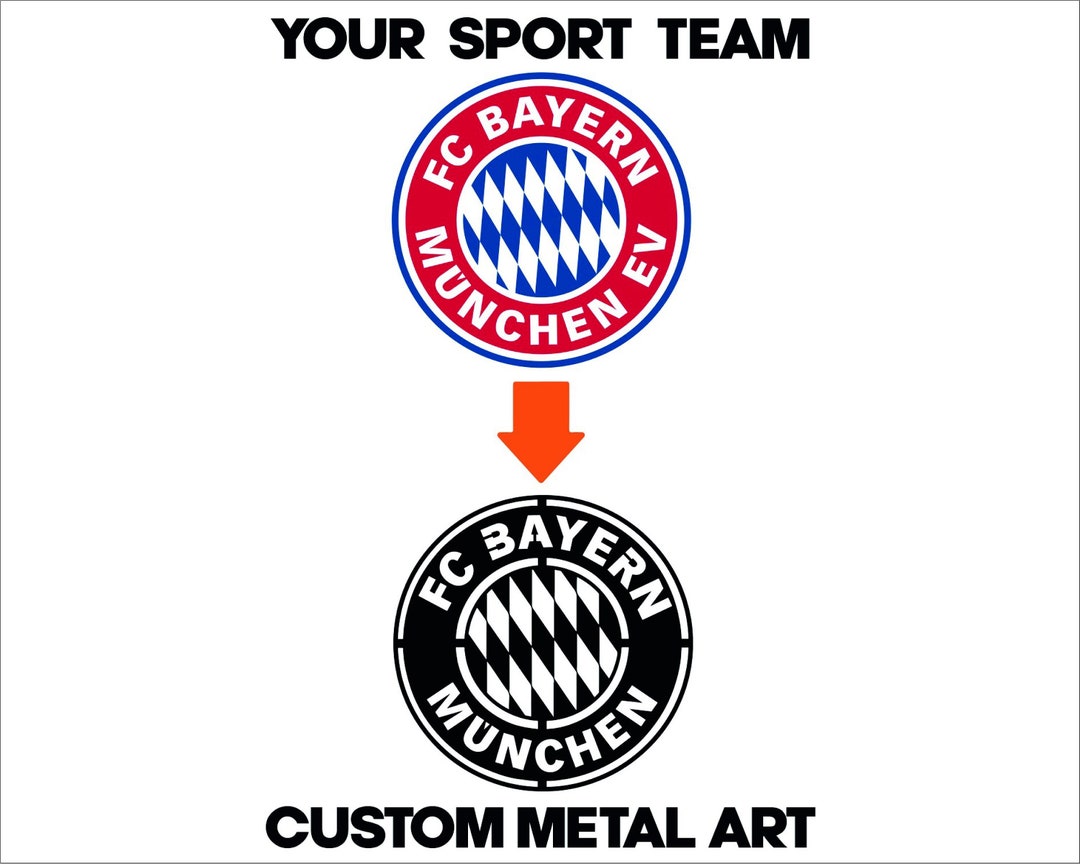 Custom Sports Team Logo Metal Wall Art Sports Lovers Gift - Etsy UK