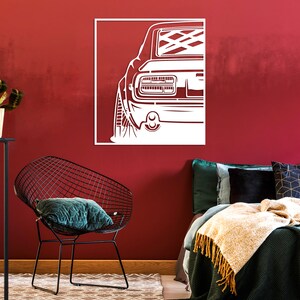 Nissan 240Z Metal Wall Art, Nissan Silhouette,automotive Decor, Garage ...