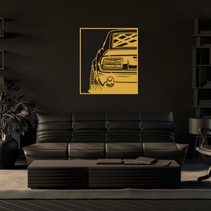 Nissan 240Z Metal Wall Art, Nissan Silhouette,automotive Decor, Garage ...