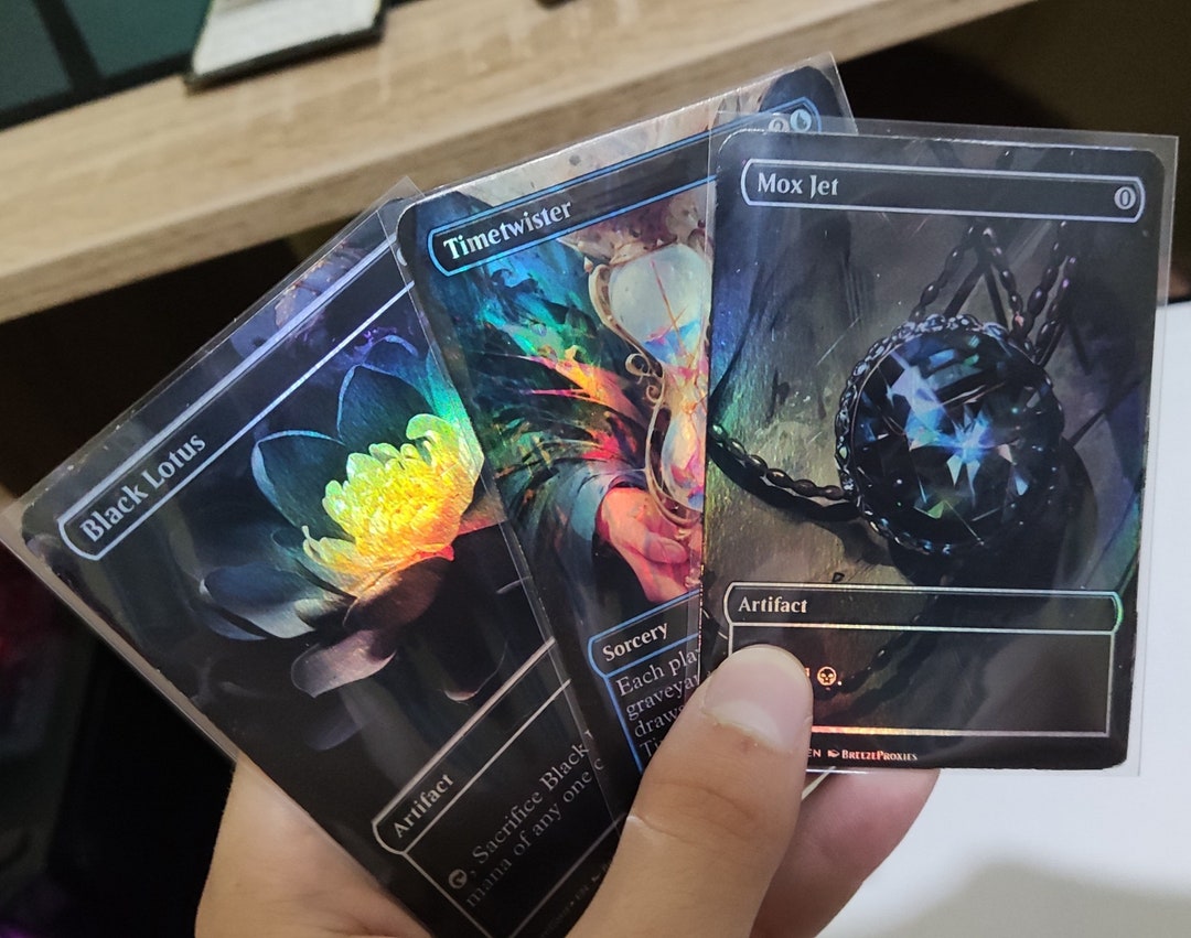 MTG Power Nine Full Set Custom Magic the Gathering Proxies - Etsy