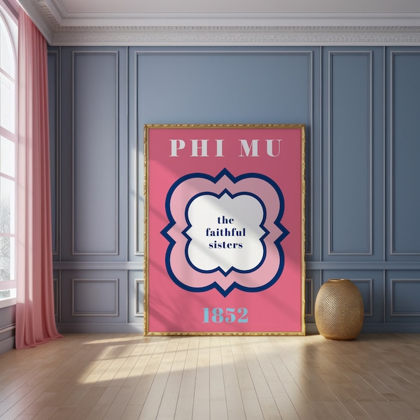 Phi Mu - Etsy