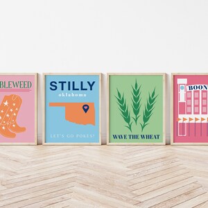 Oklahoma State University Wall Art | Dorm Wall Decor | OSU Poster ...