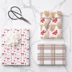 Printable Digital Download Paper | Christmas Wrapping Paper | Holiday ...