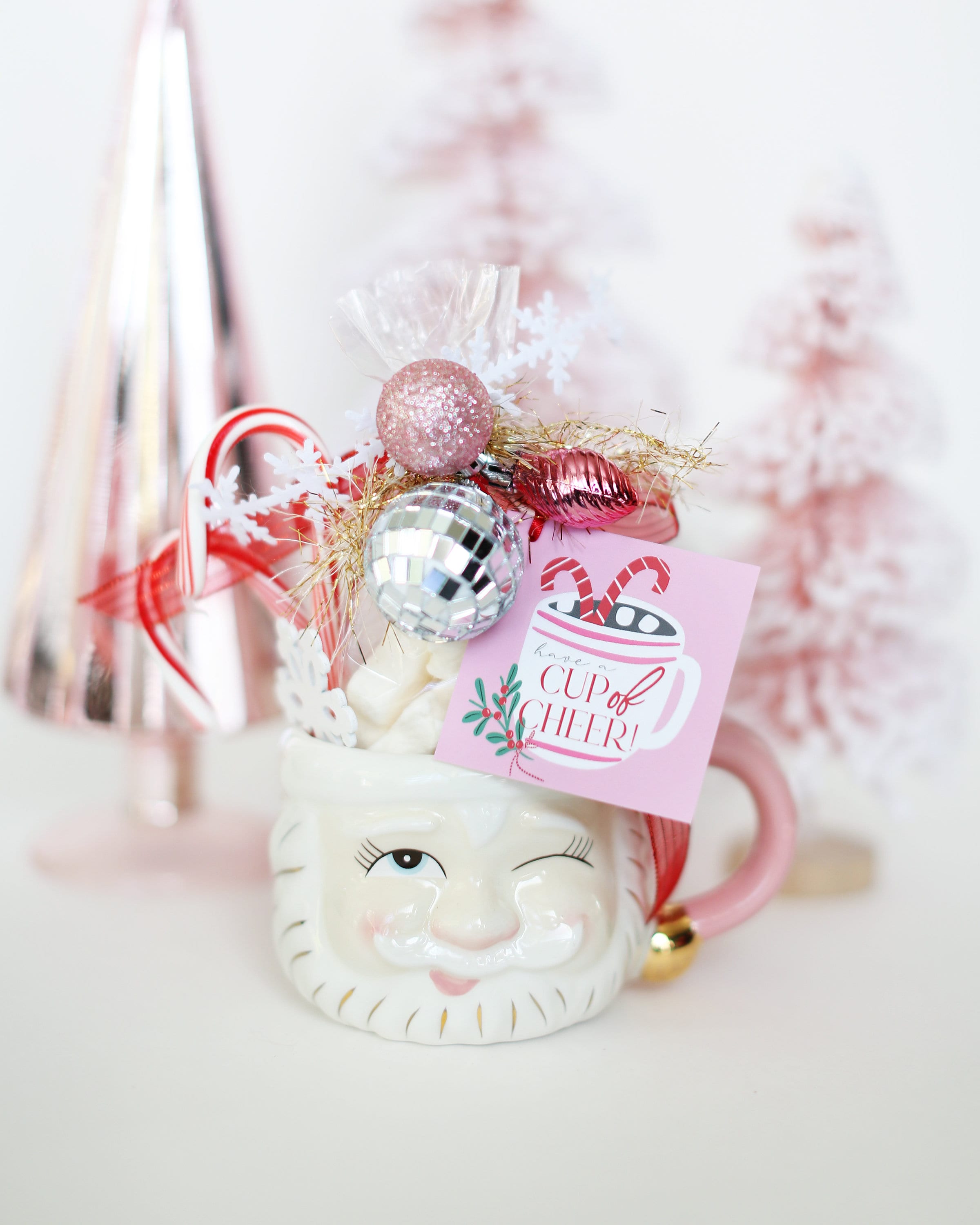 Christmas Gift Tag | Cup of Cheer | Holiday Tag | Printable Digital ...