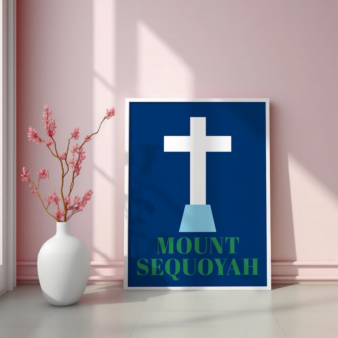 Mt Sequoyah Art Print | Uofa | Fayetteville | Dorm Wall Print ...