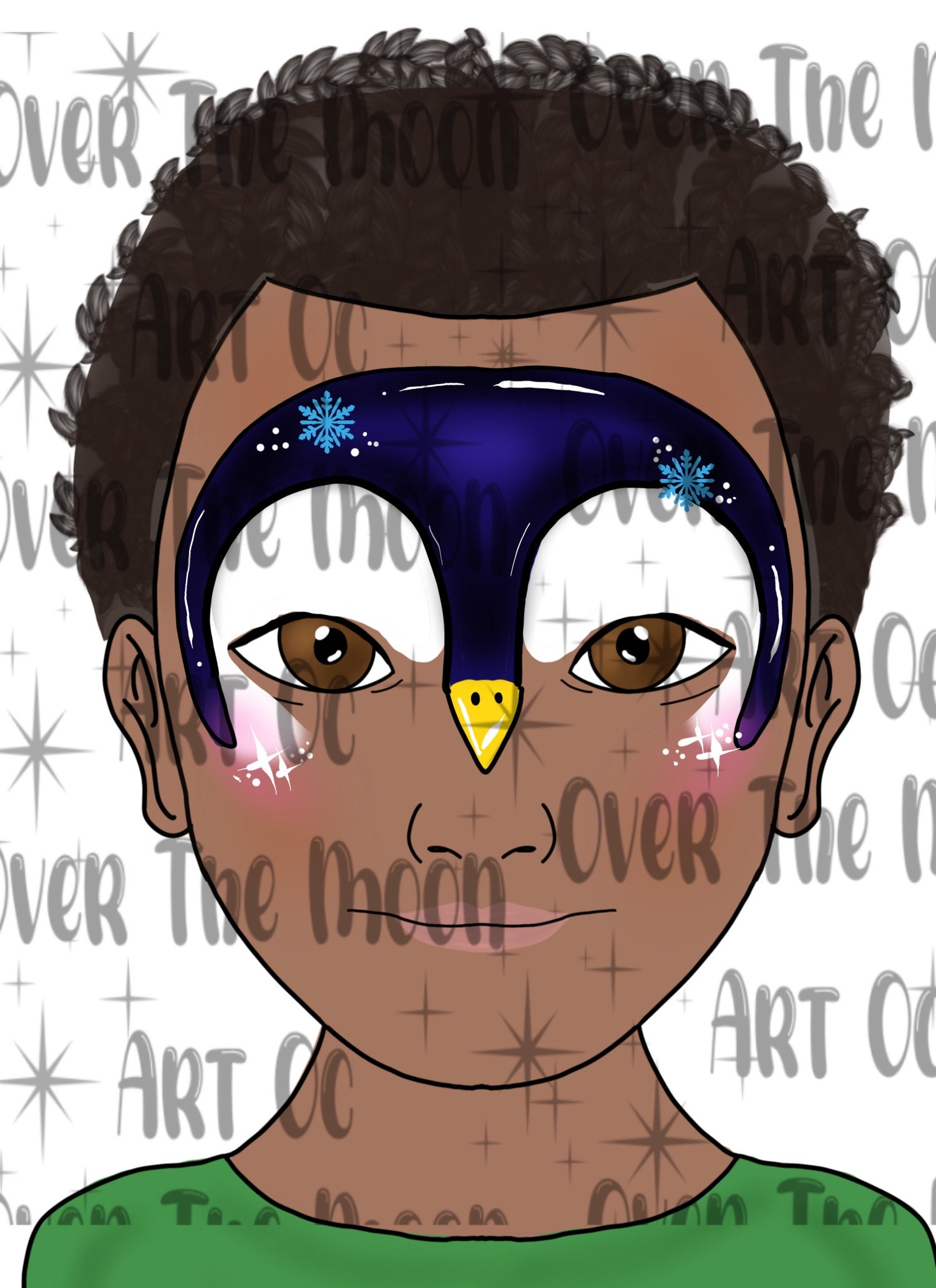 Christmas Holiday Easy Quick Face Painting Menu Ideas Full Faces - Etsy