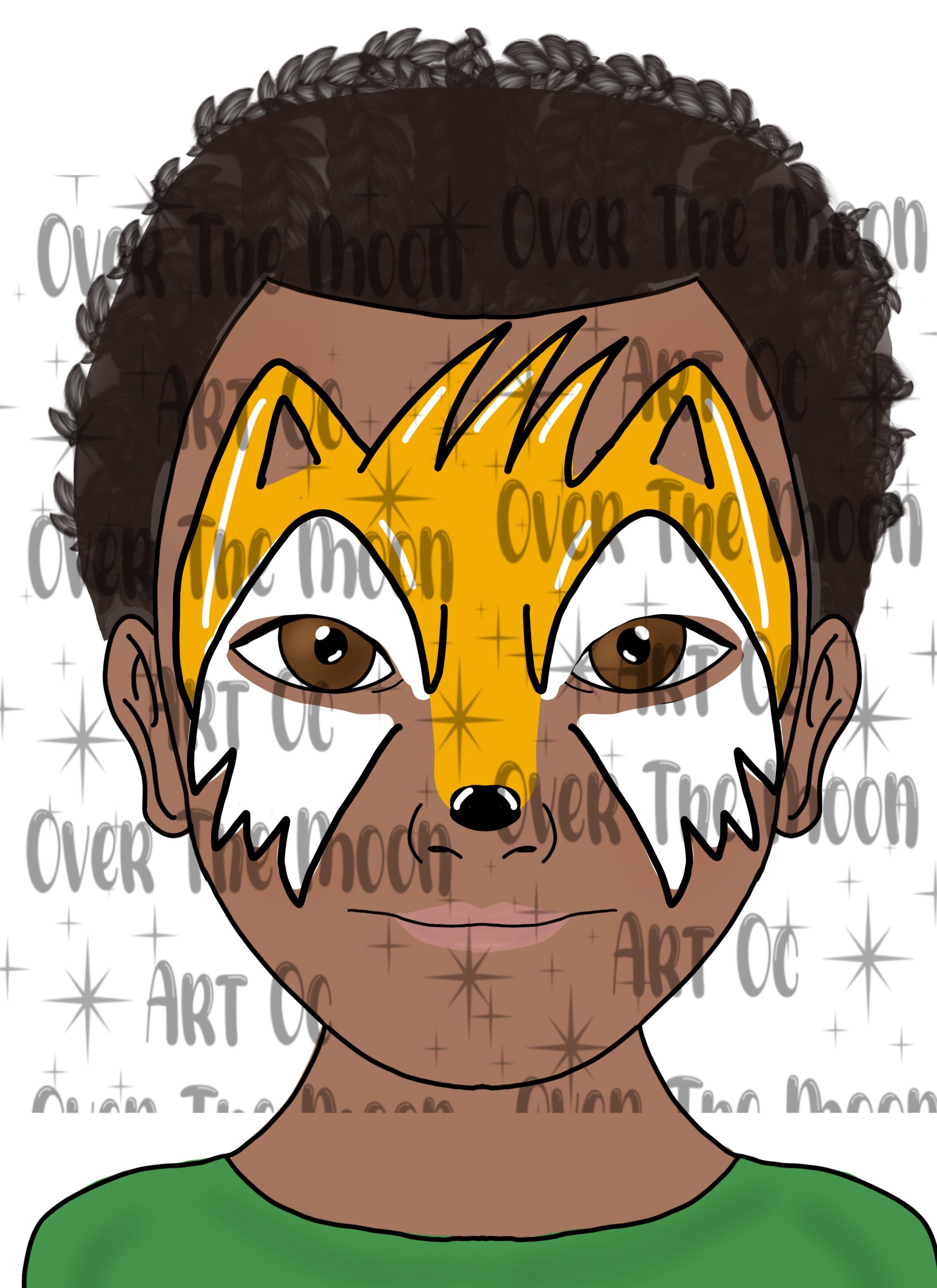 Sonic Face Painting Shadow Knuckles Tails Amy Video Game Face Painting ...