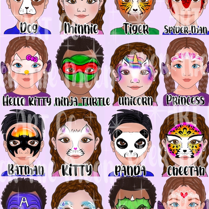 Face Painting Sign - Etsy