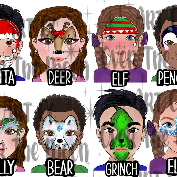 Face Painting Menu - Etsy