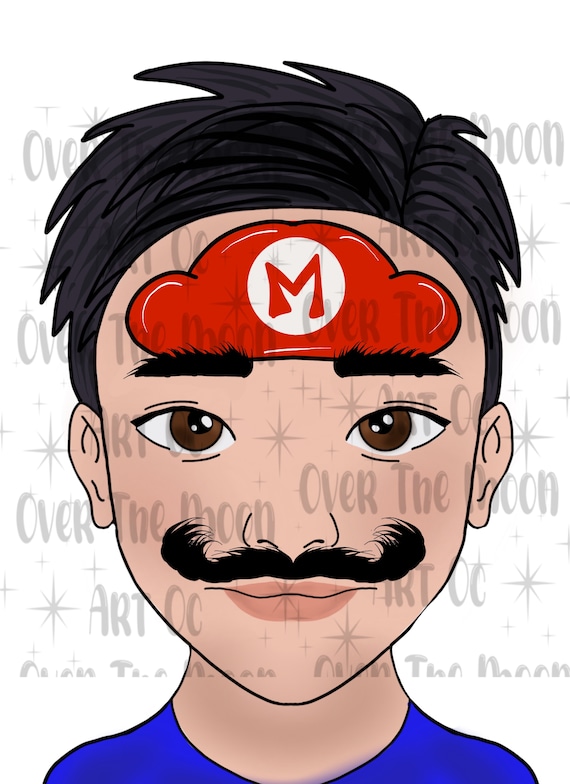 Super Mario Face Painting