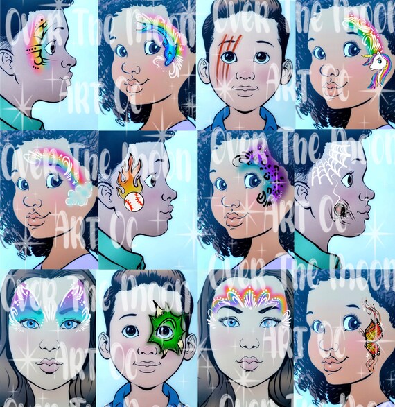 Disney Face Painting Designs
