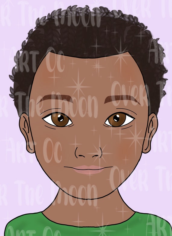 Blank Male Face Template