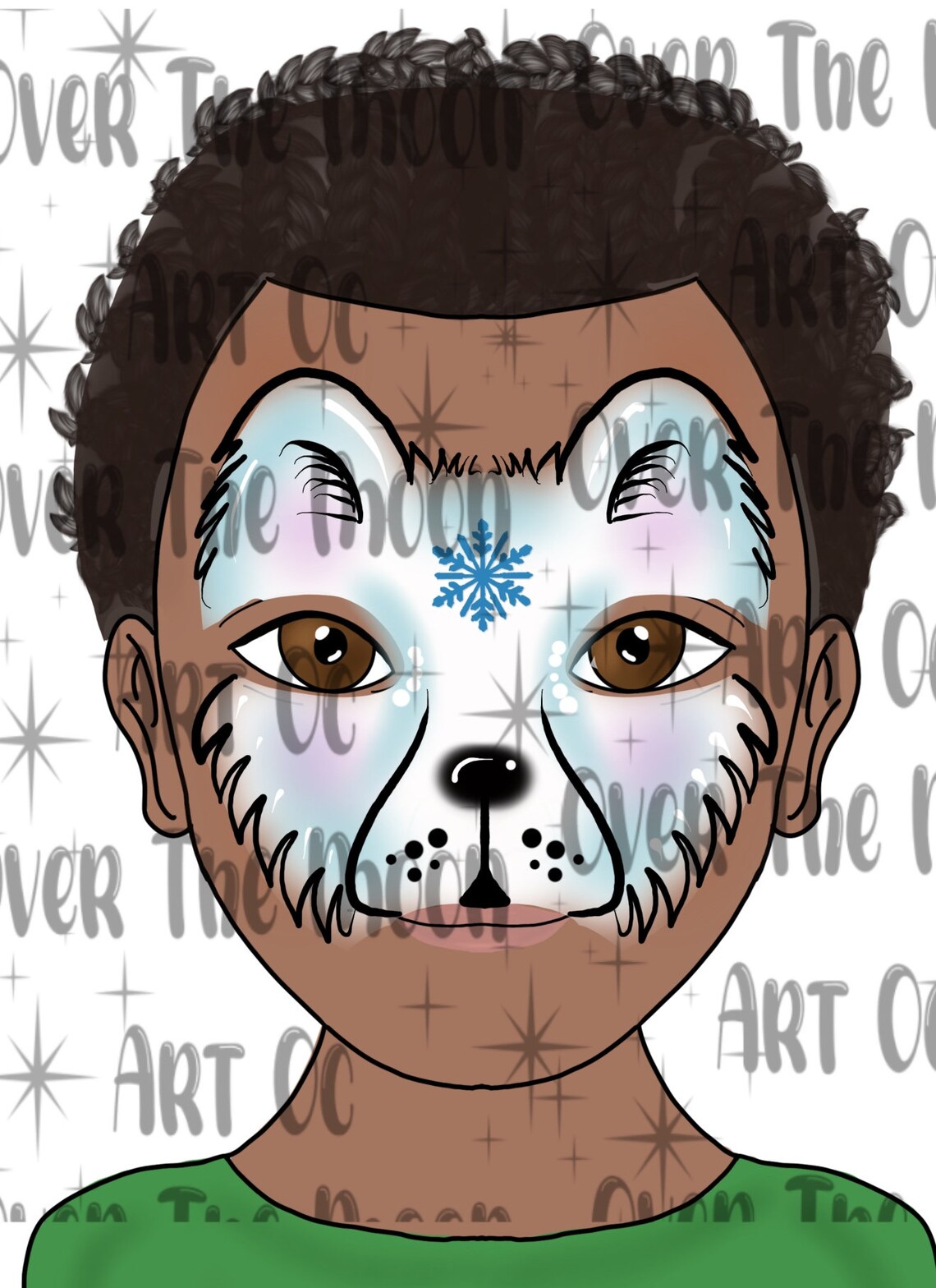 Christmas Holiday Easy Quick Face Painting Menu Ideas Full Faces - Etsy