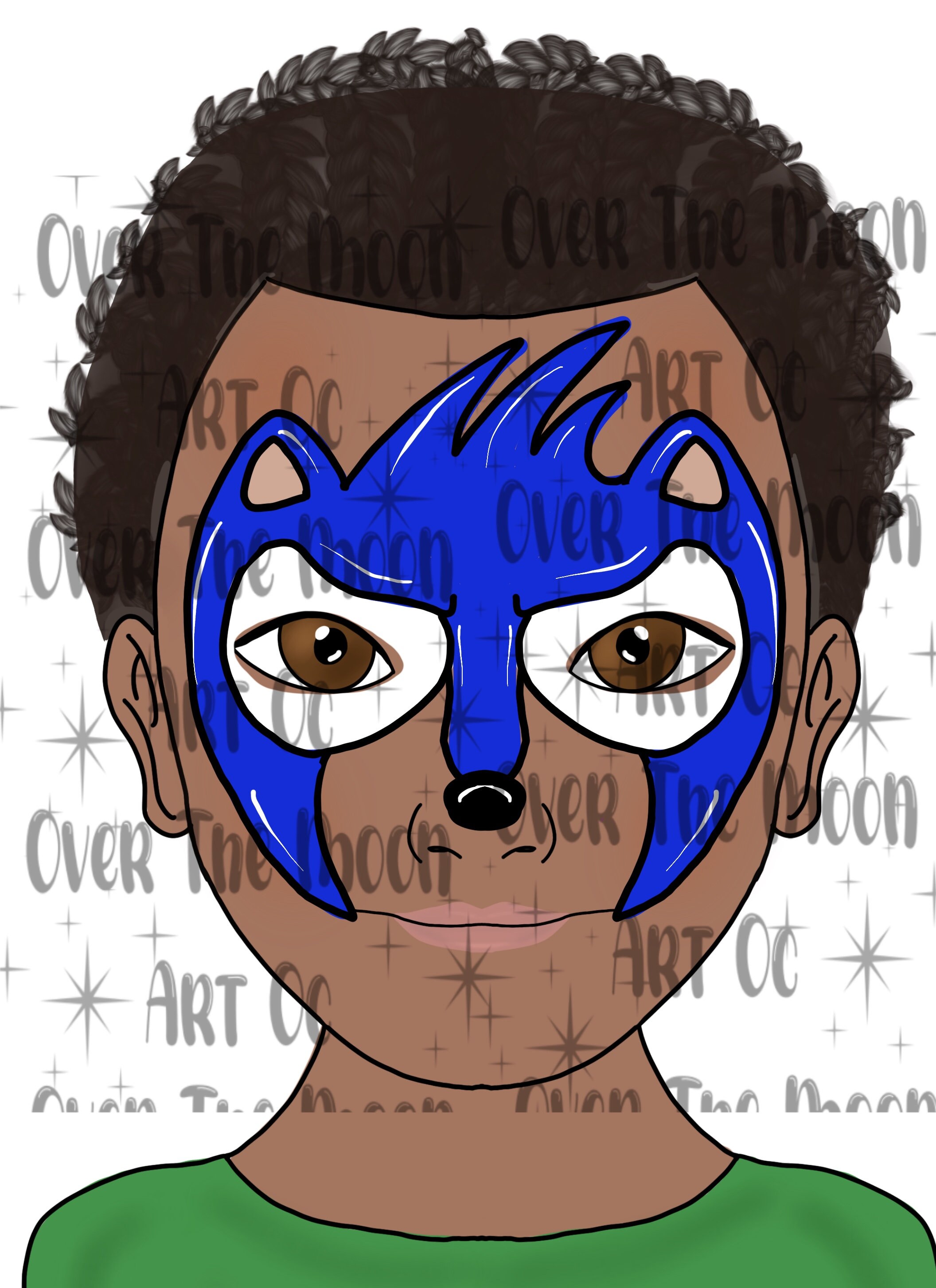 Sonic Face Paint