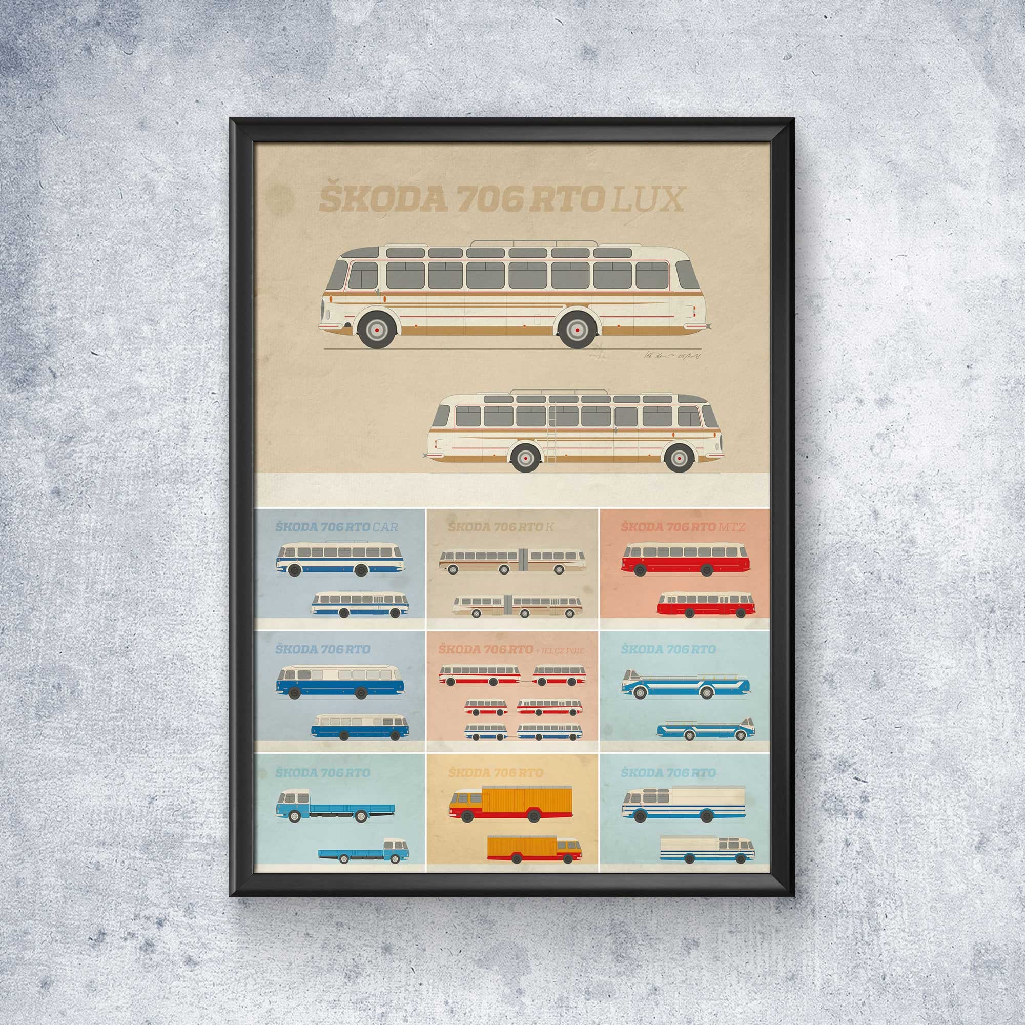 ŠKODA 706 RTO / POSTER / Digital Download - Etsy