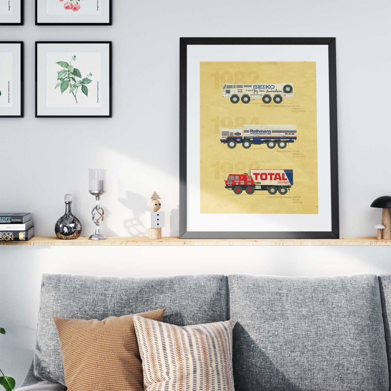 Rally Paris-dakar Monsters 8x8 / POSTER / Digital Download - Etsy