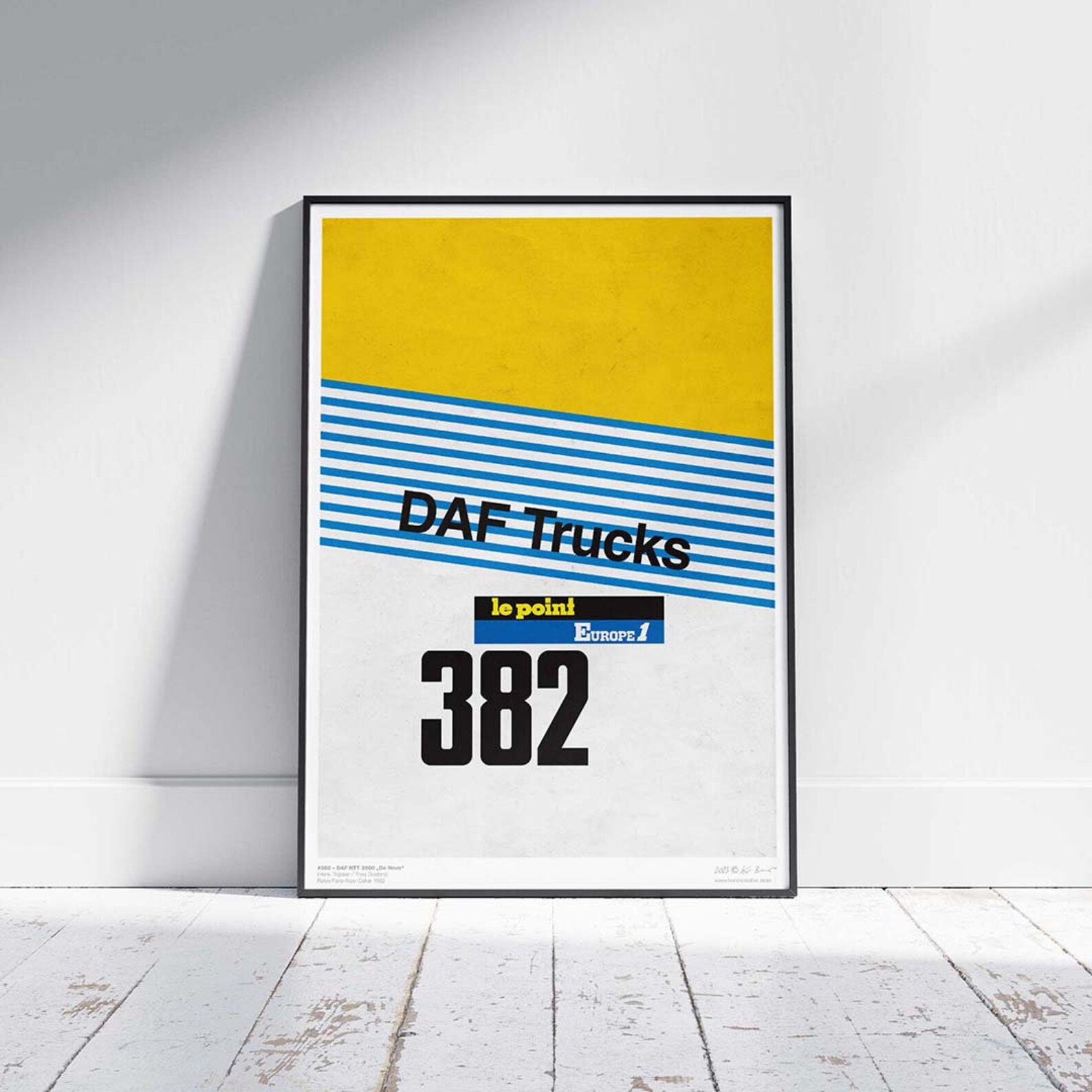 DAF NUMBERS – Paris-dakar 1982 – Set of 4 POSTERS / Digital Download - Etsy