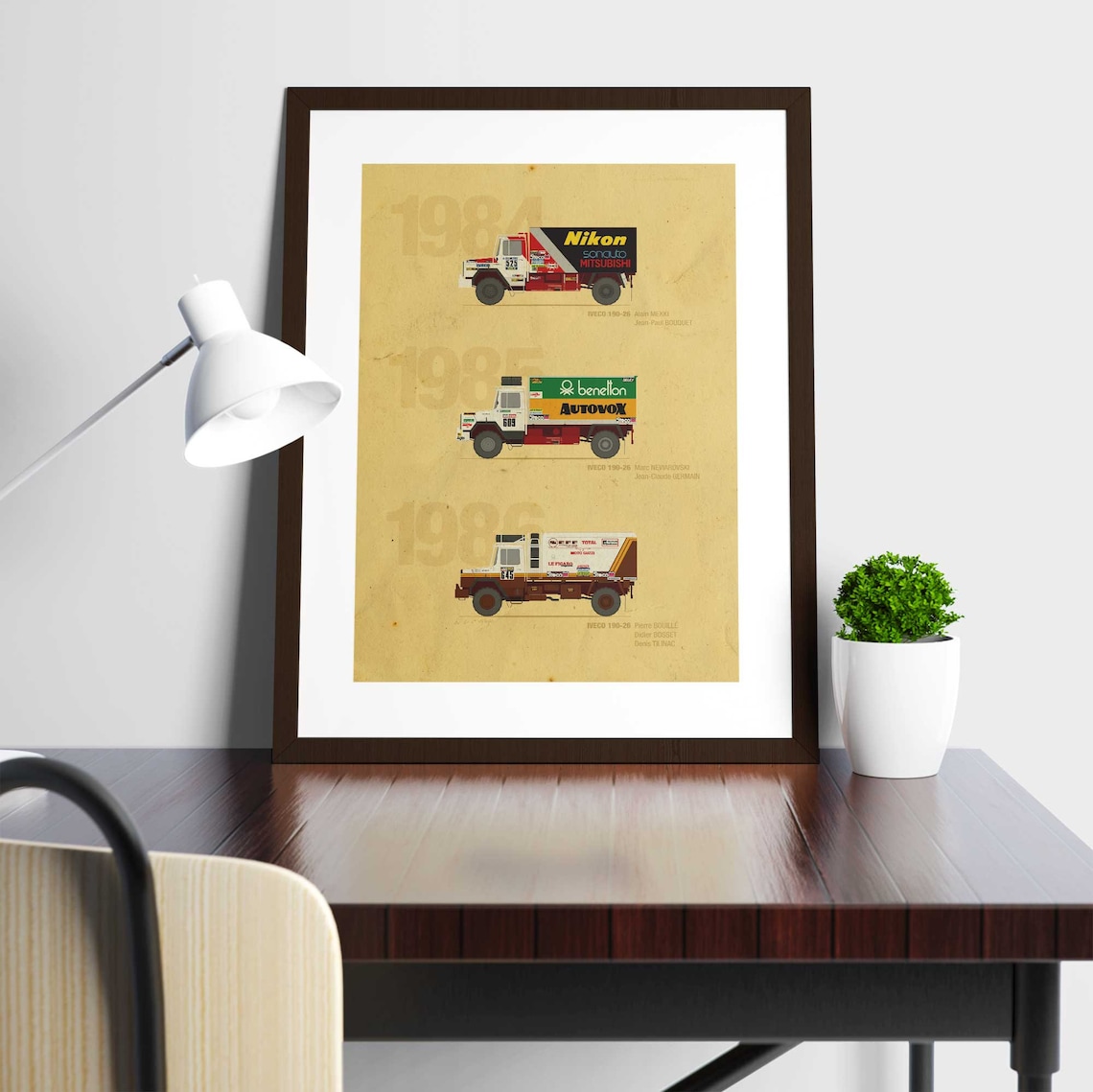 IVECO Rally Paris-dakar 1984-1986 / POSTER / Digital Download - Etsy