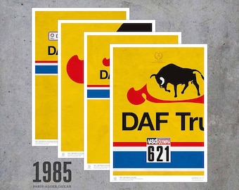 UNIC Trucks Rally Paris-dakar 1979 / POSTER / Digital Download - Etsy