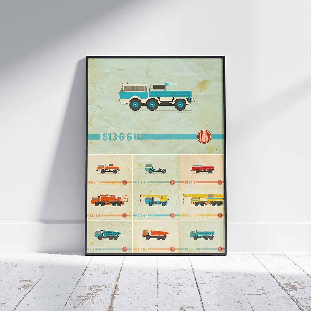 TATRA T-813 TP / POSTER / Digital Download - Etsy